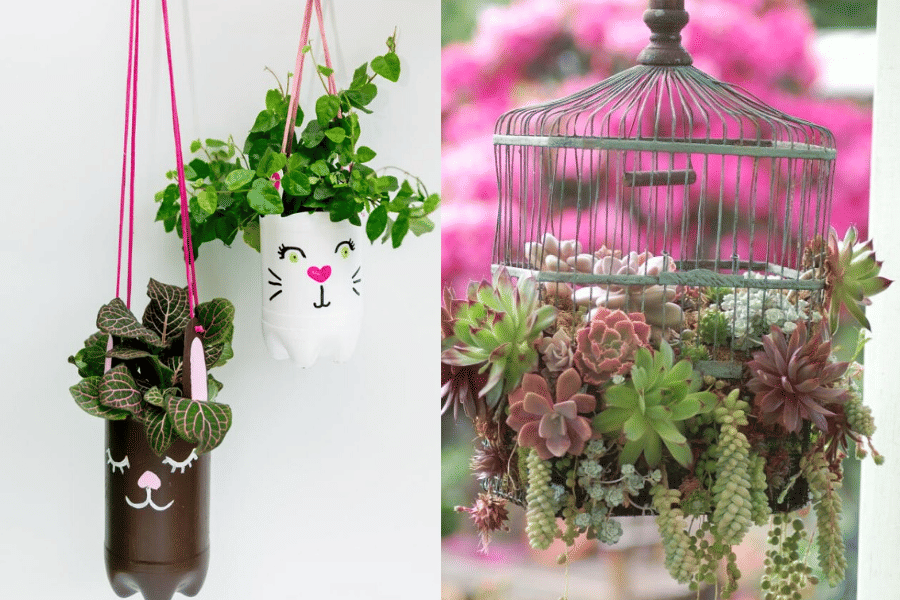 9 DIY Pot Tanaman Gantung dari Barang Bekas,Kreatif Banget | IDN Times