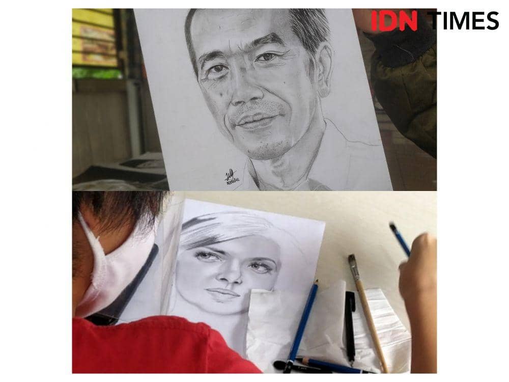 Cerita Benedict Pelukis Wajah Jokowi dan Najwa Shihab Berusia 14 | IDN ...