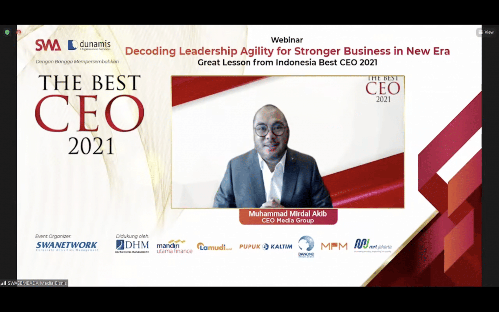 CEO Media Group Sabet Penghargaan Indonesia Best CEO 2021 | IDN Times