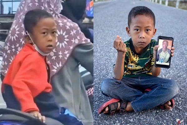 10 Potret Bocah Acungkan Jari Tengah ke Pengendara Viral | IDN Times