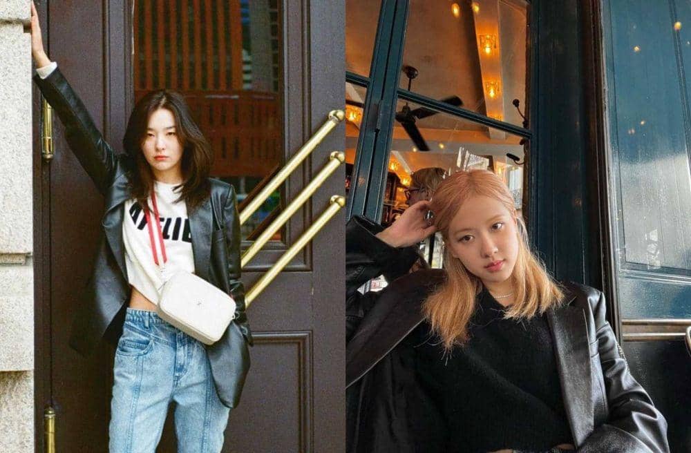 10 Ide Outfit Leather Jacket ala Idol KPop Cewek | IDN Times