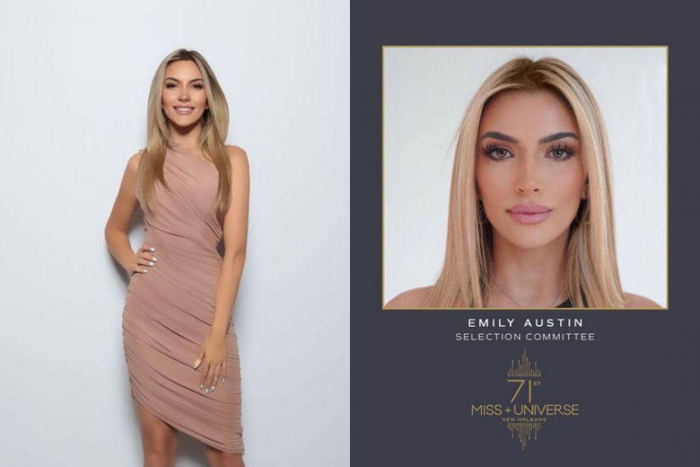 10 Potret Emily Austin, Juri Termuda di Miss Universe 2022 | IDN Times