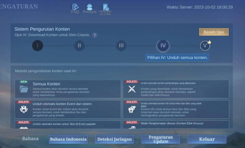 3 Tips Mengurangi Ukuran Data di Mobile Legends | IDN Times