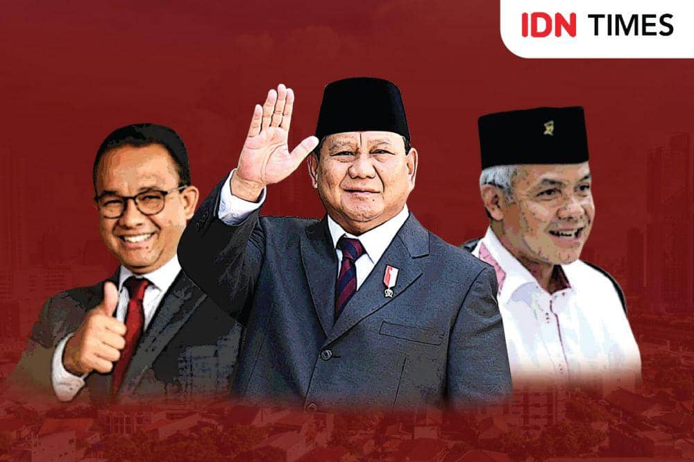 3 Capres-Cawapres Peserta Pilpres 2024, Profil dan Parpol | IDN Times