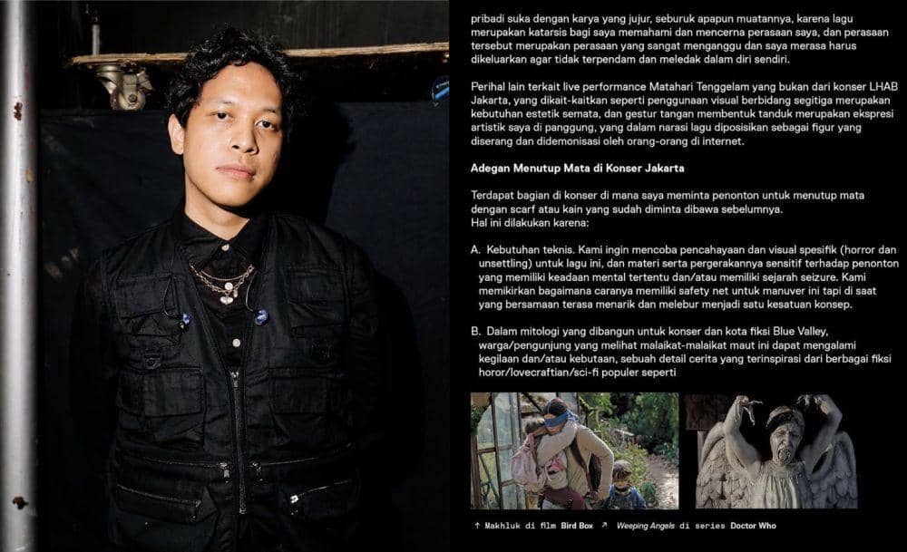 Penjelasan Baskara Hindia Konsernya Sebar Ajaran Satanic | IDN Times