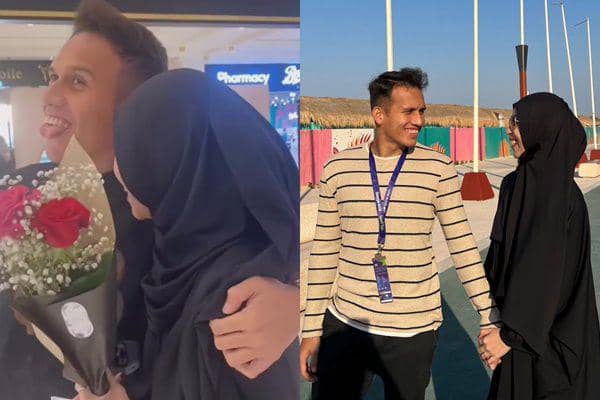 7 Potret Adiba Khanza Susul Egy Maulana ke Qatar | IDN Times