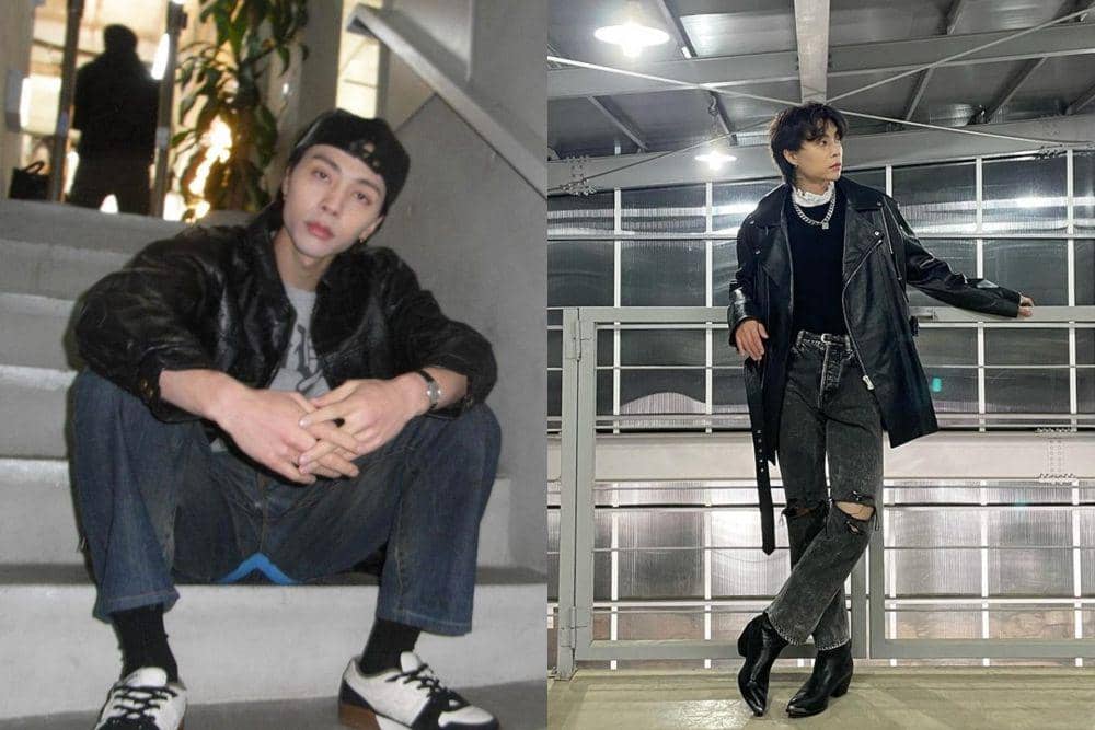 Ide OOTD Leather Jacket ala Johnny NCT, Tampil Chic dan Edgy | IDN ...