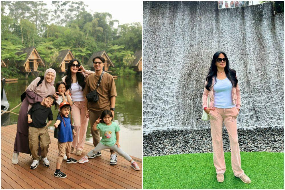 Donna Harun Liburan ke Lembang bareng Anak | IDN Times
