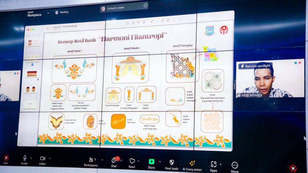 Rizki Risandi, Pemenang Sayembara Desain Batik Tangsel 2024 | IDN Times ...