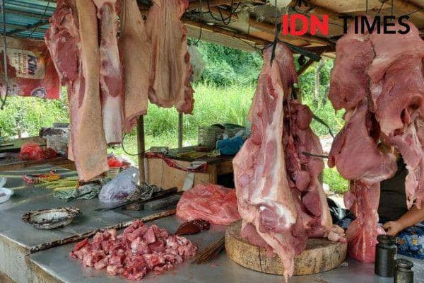 Daging Babi Diprediksi Seharga Rp100 Ribu Menjelang Galung | IDN Times Bali
