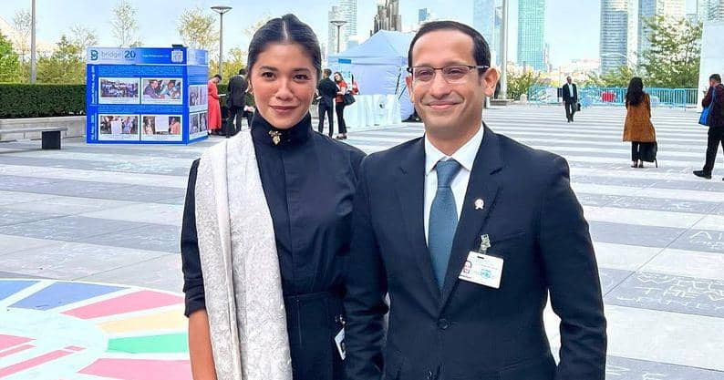 7 Kisah Cinta Nadiem Makarim dan Istri, Franka Franklin | Popmama.com