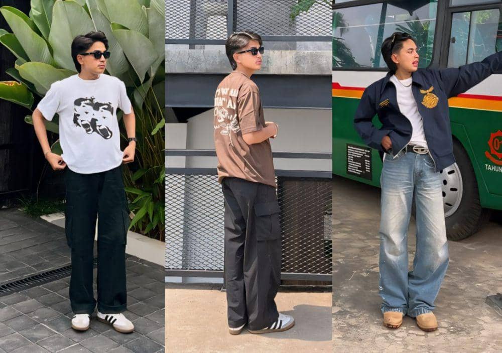 9 Ide Mix and Match T-shirt ala Fazmi Febriana, Kece! | IDN Times