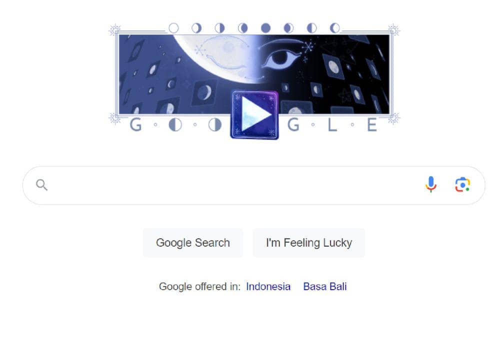 Cara Main Game Bulan Google Doodle, Rise of Half Moon | IDN Times