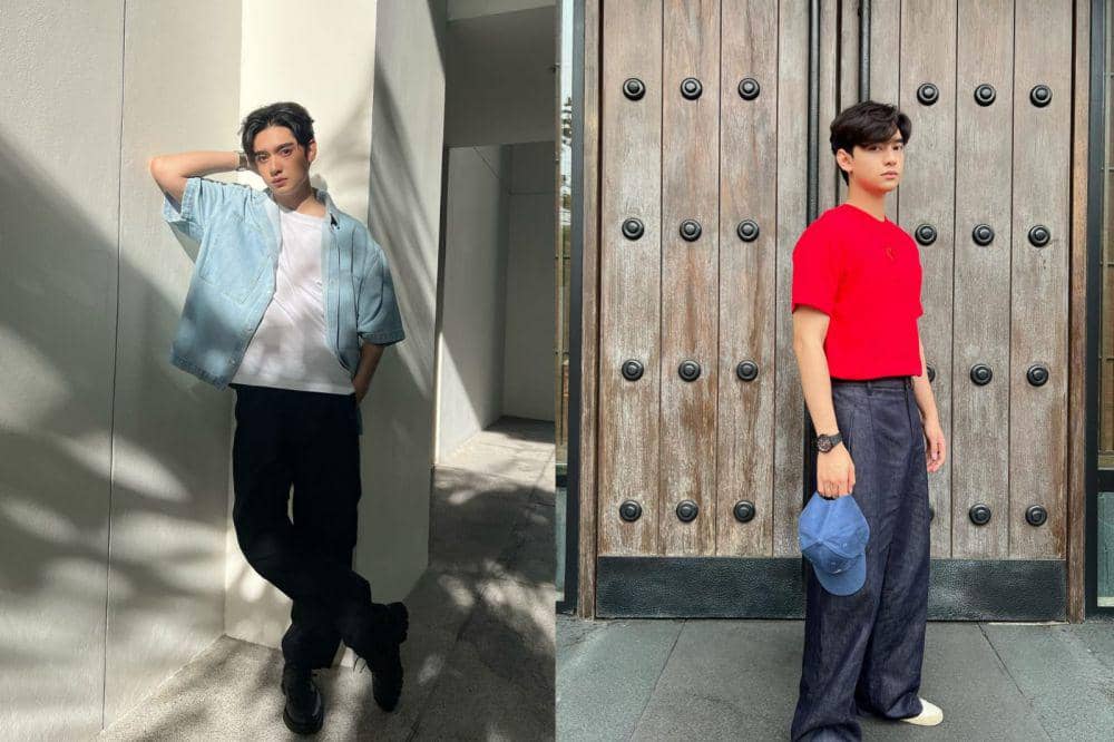 7 Ide Mix and Match Plain T-shirt ala Kaownah Kittipat | IDN Times