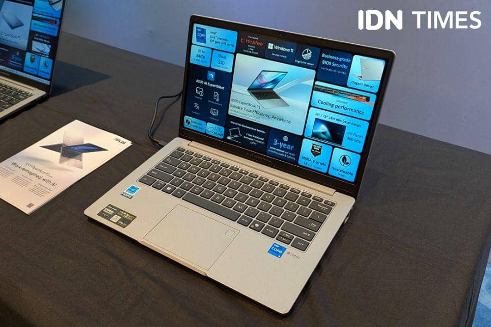 Spesifikasi Laptop AI ASUS ExpertBook P5 | IDN Times