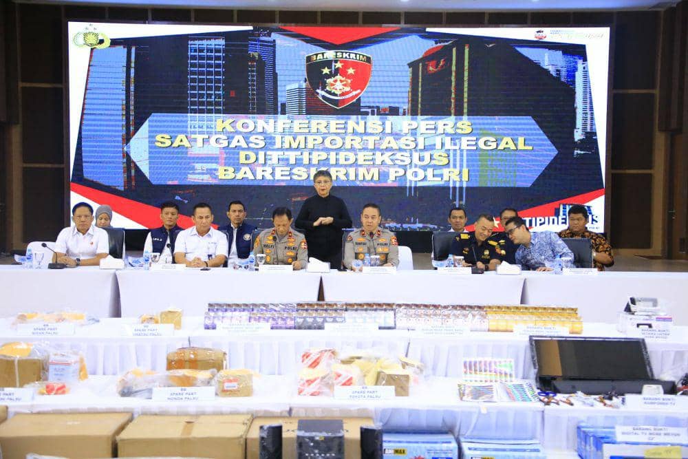 Polri Ungkap 4 Kasus Impor Ilegal, Negara Rugi Rp54,2 M | IDN Times