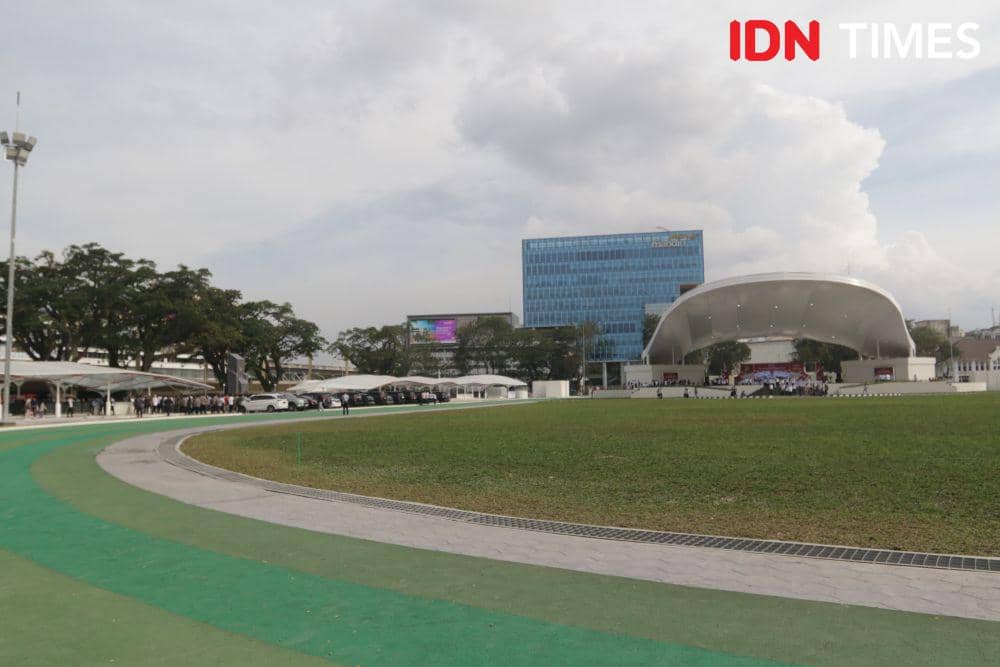 Wajah Baru Lapangan Merdeka Medan, Sudah Diresmikan | IDN Times Sumut