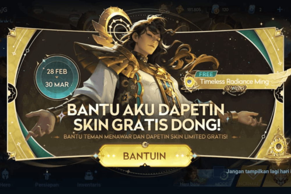 Event Bantu Dapat Skin Gratis di Honor of Kings | IDN Times