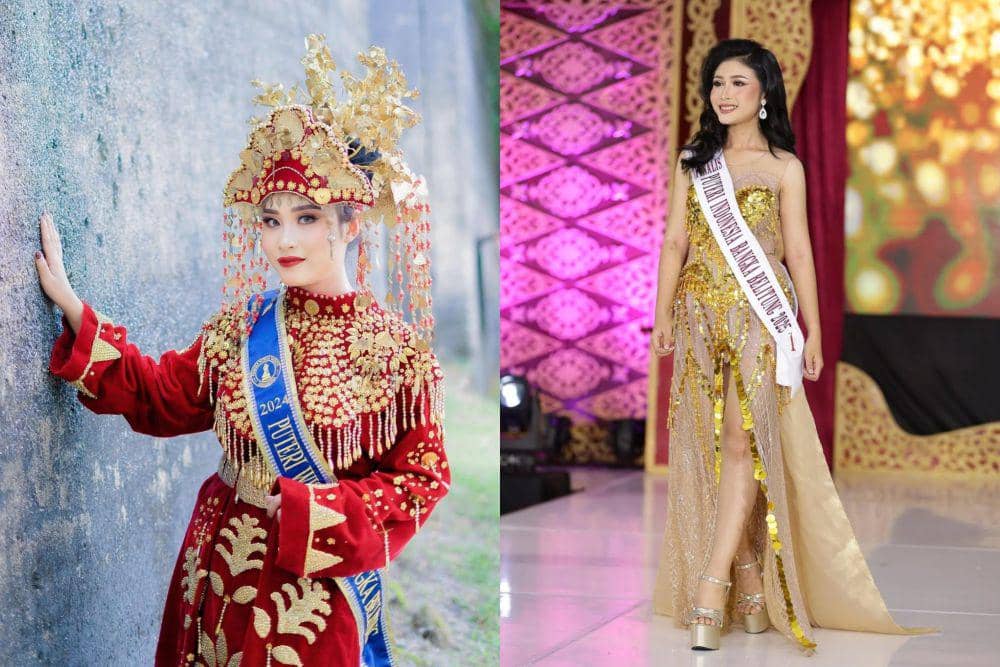 7 Potret Karmelia Puteri Indonesia Favorit Babel 2025, Chic! | IDN Times