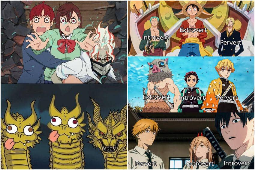 8 Meme Trio Anime Paling Kocak | IDN Times