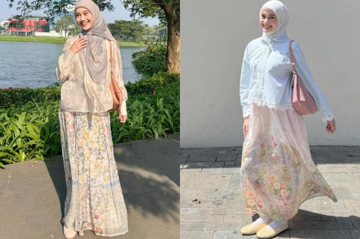 7 Ide Styling Floral Outfit ala Ravira Naila Khansa | IDN Times